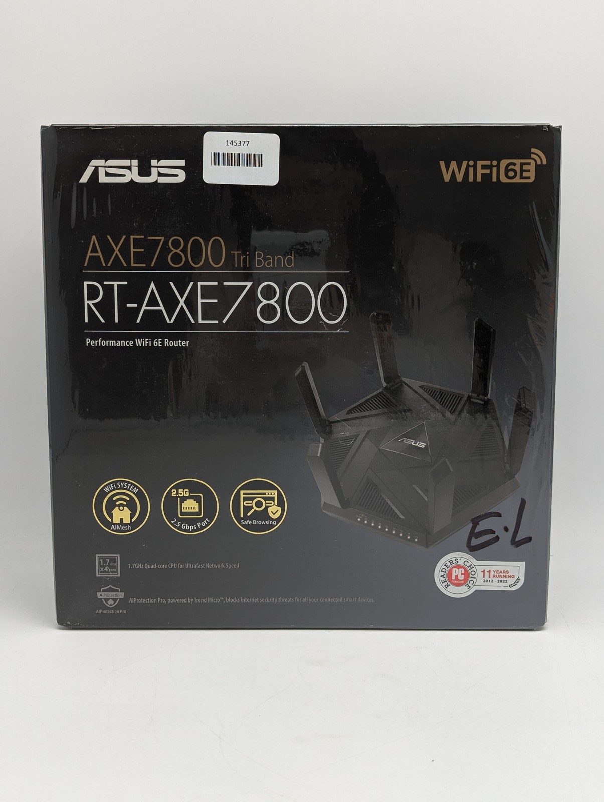 ASUS RT-AXE7800 Tri-Band WiFi 6E Router - Black for sale online | eBay
