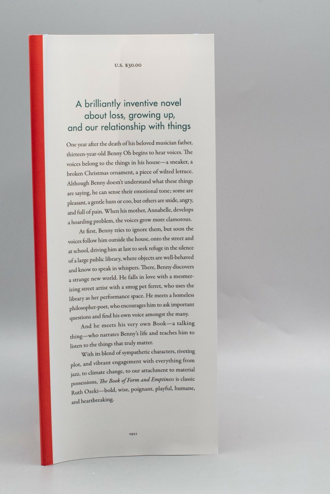 The Book of Form and Emptiness | Ruth Ozeki | SIGNED |1st/1st | Viking ...