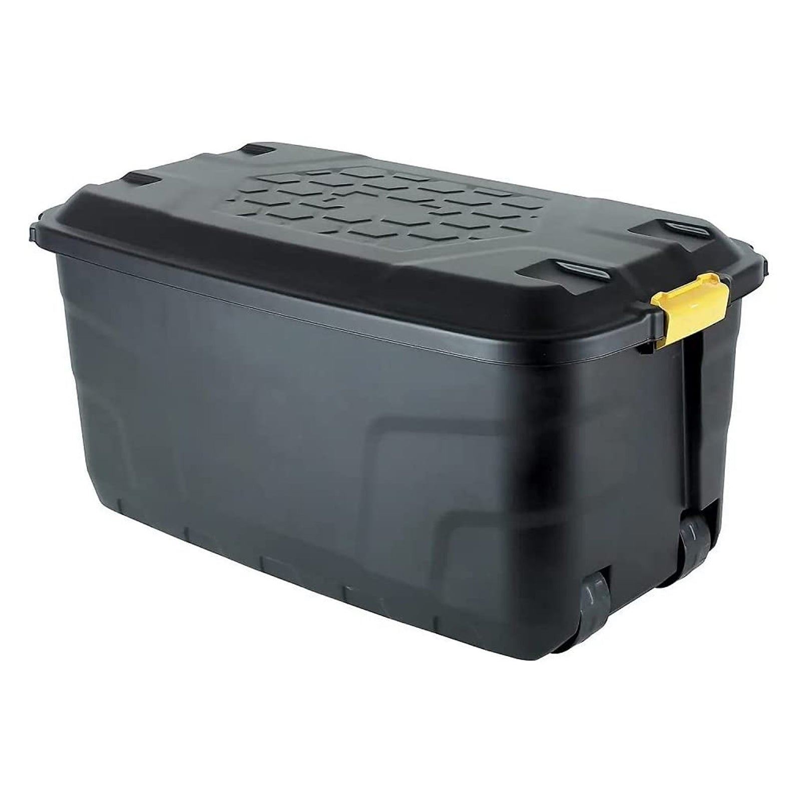 Heavy Duty Storage Box Trunk On Wheels 110L 5021711055979 | eBay