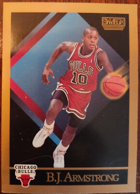 1990 SkyBox #37 B.J. Armstrong Rookie Chicago Bulls Basketball Card | eBay