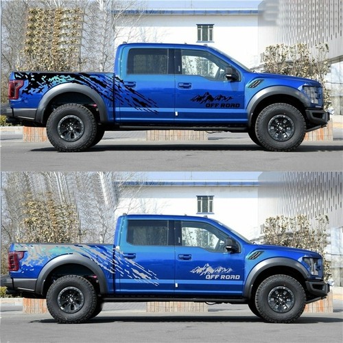 Mud Splash Mark Sticker Kit For FORD RAPTOR F-150 Pickup Truck OFF ROAD ...