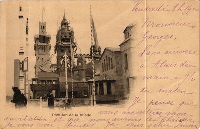 CPA PARIS EXPO 1900 - Pavillon de la Suede (306172) | eBay