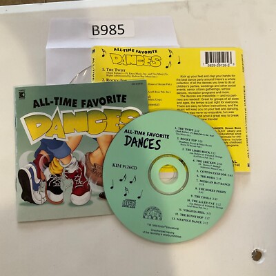 All-Time Favorite Dances CD, Apr-2000 No Case No Tracking #B985 ...