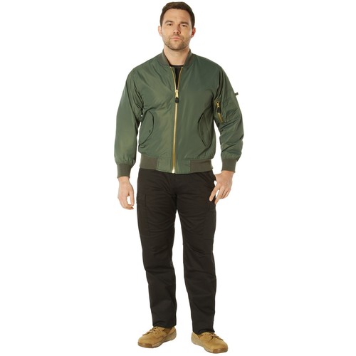 Mens Lightweight MA-1 Flight Jacket - Rothco Military Air Force Style ...