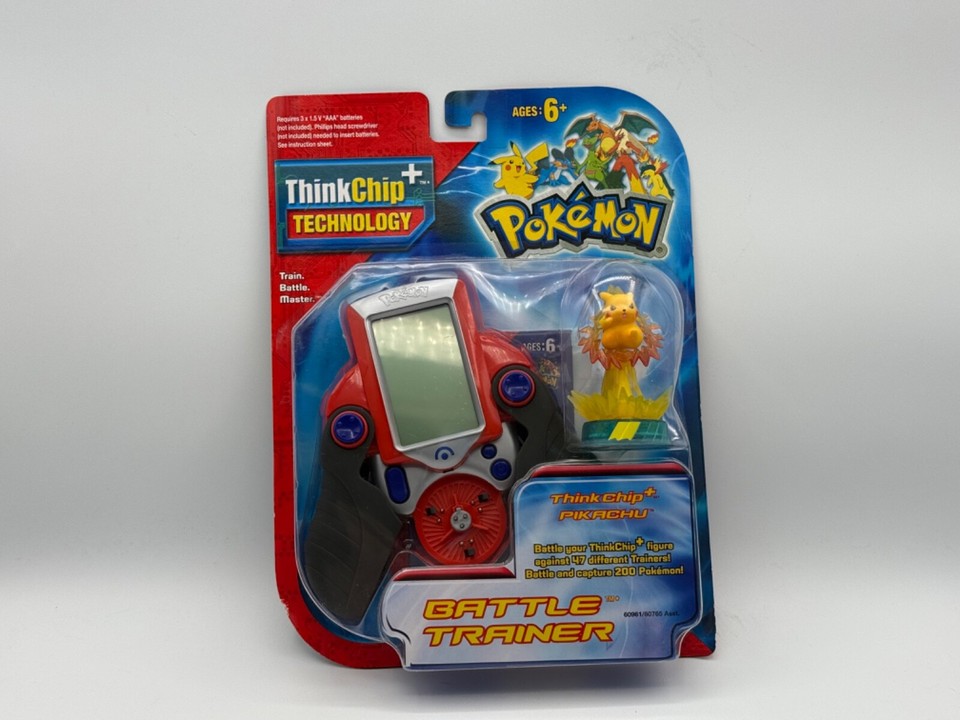 Electronic Pokemon Battle Trainer - Pikachu/ Think Chip Tech - Hasbro ...