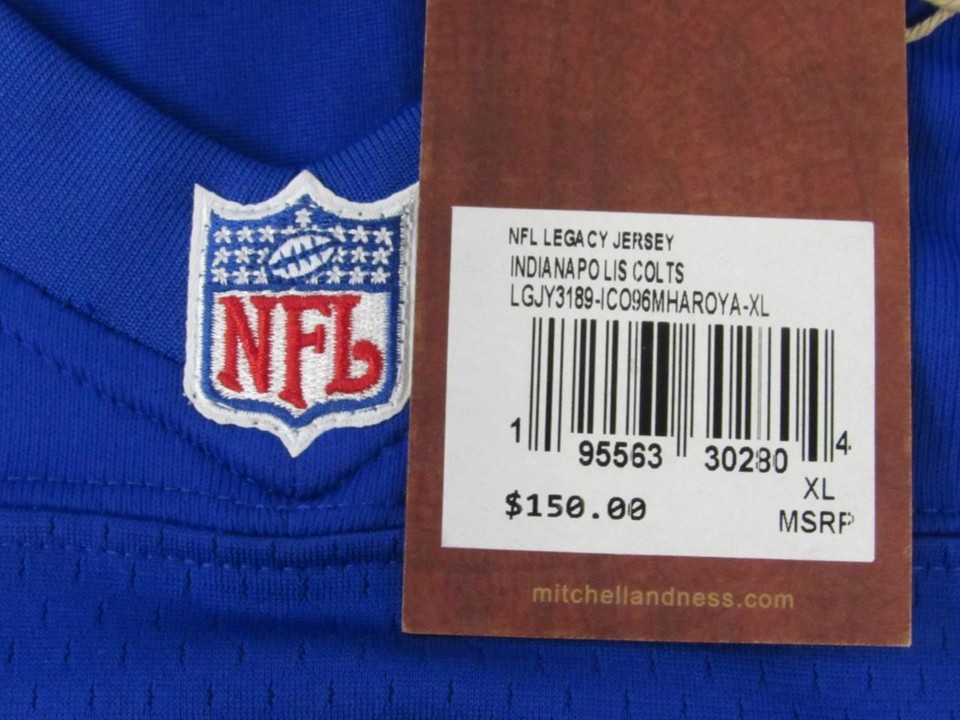 New 1996 Marvin Harrison #88 Colts Mens Sizes Mitchell & Ness Legacy ...