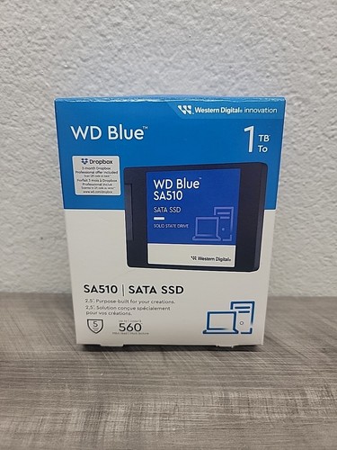 WD Blue SA510 1TB SSD 2.5 SATA III 6Gb/s Solid State Drive ...
