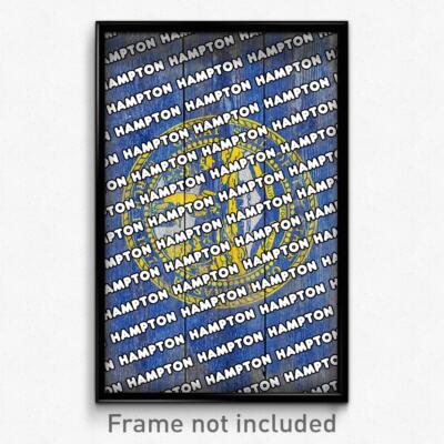 Hampton Nebraska Poster (NE City Souvenir 11x17 Town Print) | eBay