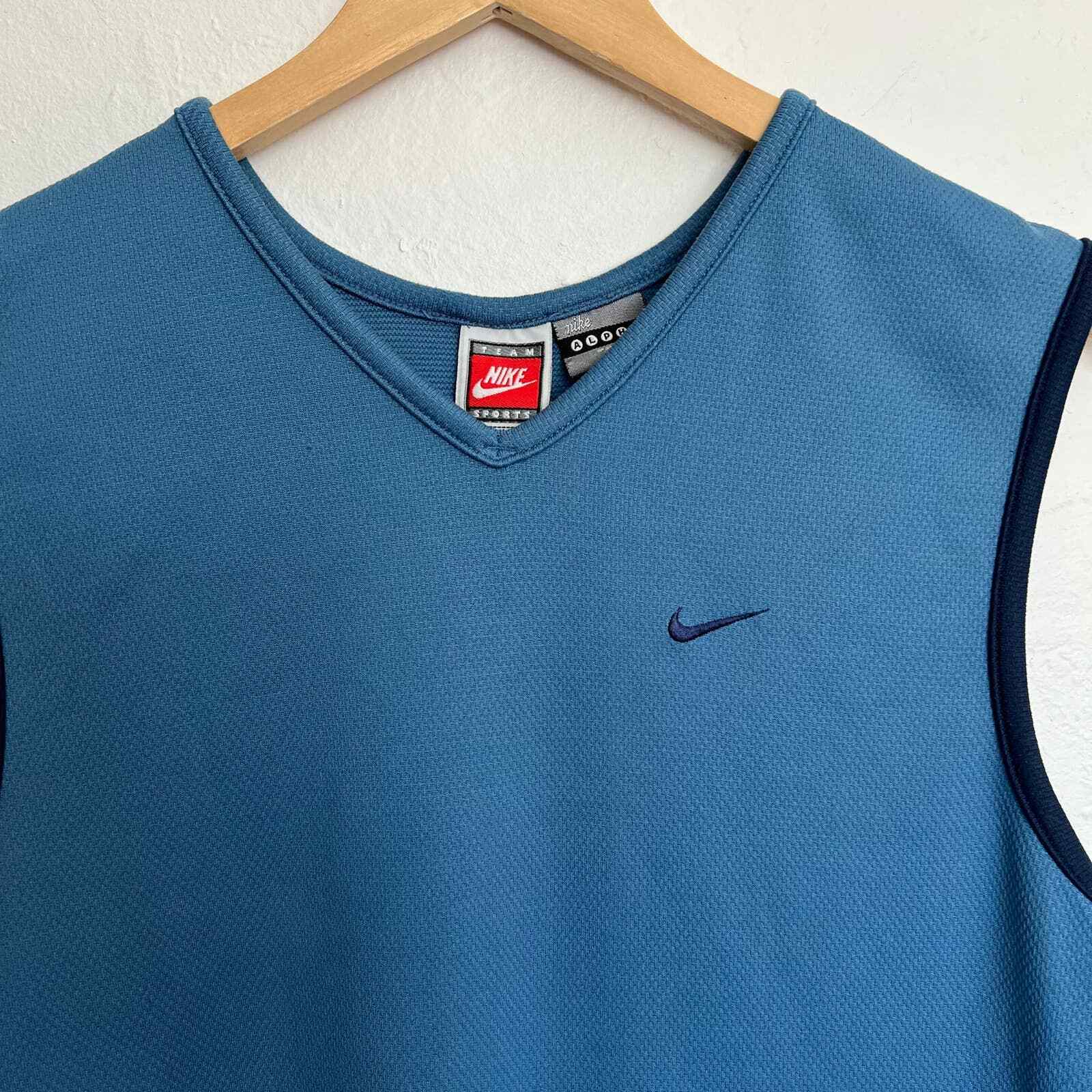Nike Vintage 90's Alpha Project Blue Basketball Jerse… - Gem
