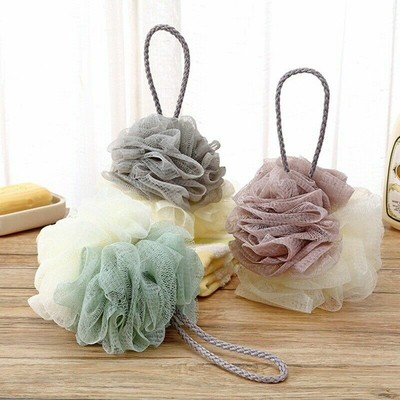 Bath Ball Scrunchie Bath Shower Body Puff Exfoliating Body Puff Two ...