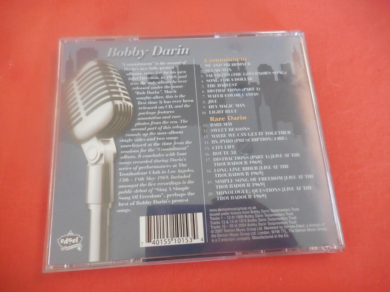 Bobby Darin 2LP's 1 CD Commitment & Rare Darin LIKE NEW 2007 Edsel UBER RARE 740155101534| eBay