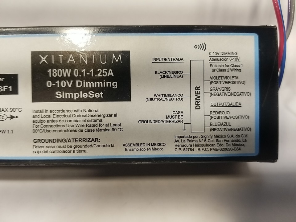 Dimmable Philips Xitanium LED Electronic Driver Xi180c125v200bsf1 ...