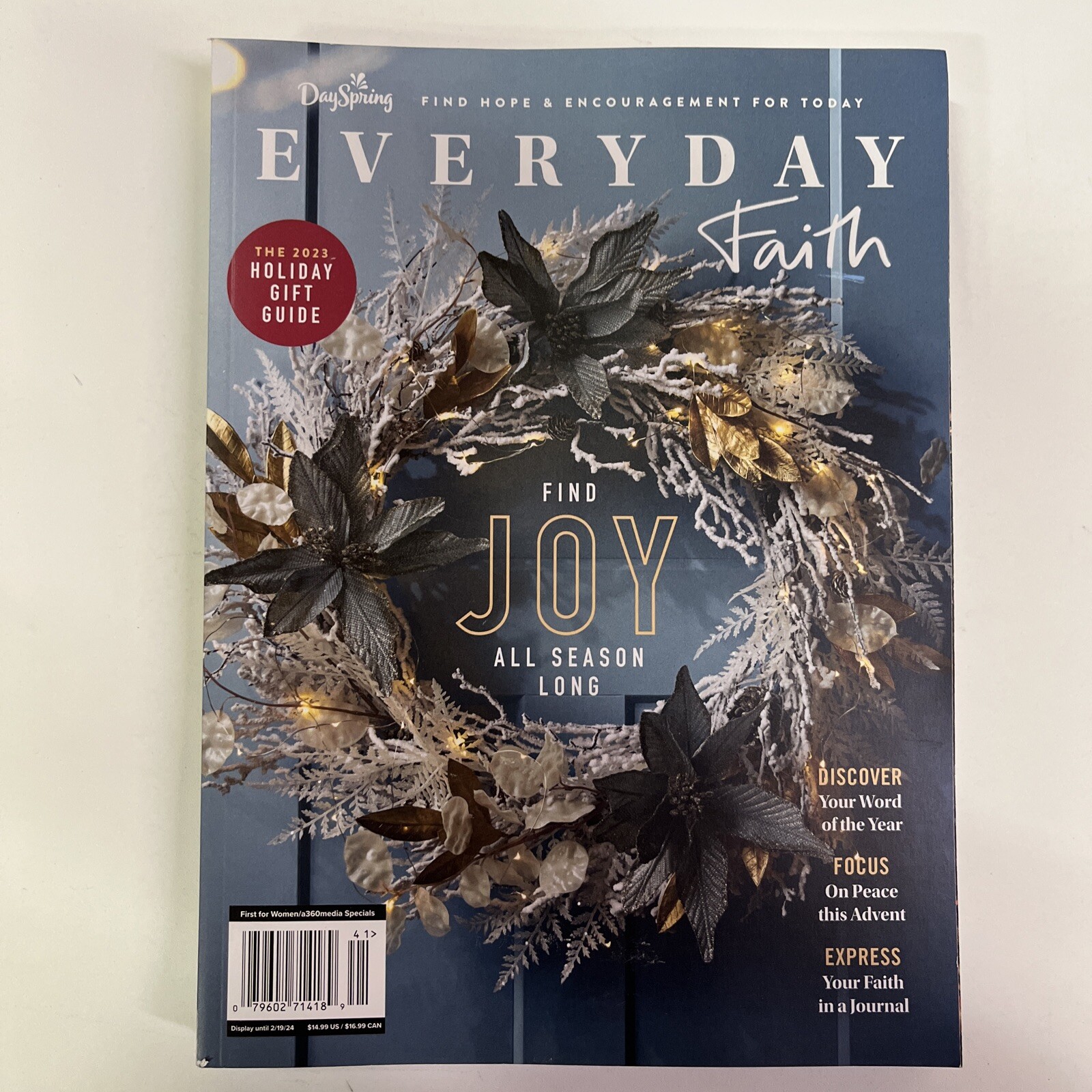 DaySpring Everyday Faith Magazine Winter 2023 Bible Study Christmas ...