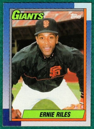 Ernie Riles - 1990 Topps #732 - San Francisco Giants Baseball Card | eBay