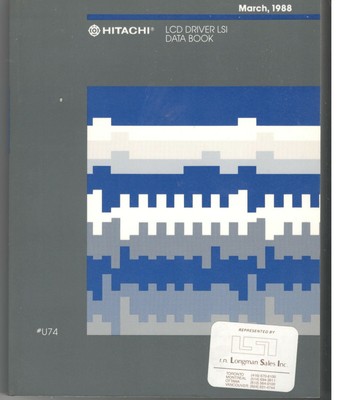 Vintage 1988 Hitachi LCD Driver LSI Data Book #U74 | eBay