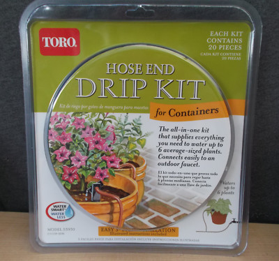 New Toro Hose End Drip Kit for Vegetable and Herb Gardens 53930 | eBay