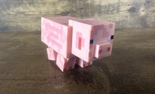 Minecraft Mini PIG Figure Animal Jazwares Mojang Toy Figurine Clean ...