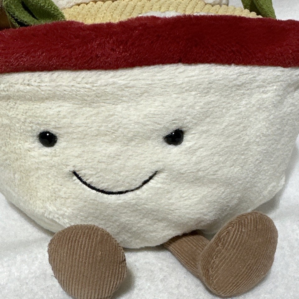 Jellycat Amuseable Ramen Noodle Bowl Food Plush Stuffed Animal Soft Toy ...