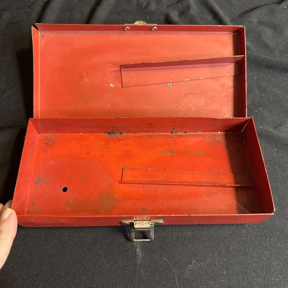 PROTO Professional Tools 4997 Red Metal Tool Box Vintage Socket/Wrench ...