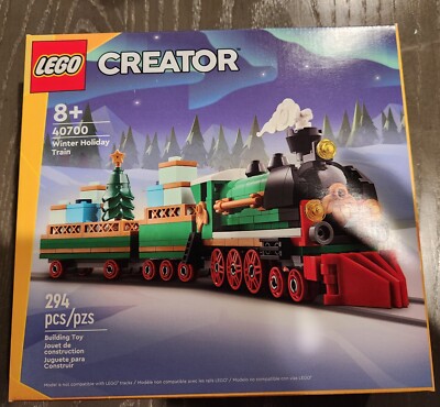 NEW Lego 40700 Creator Winter Holiday Train Limited Edition Sealed GWP ...
