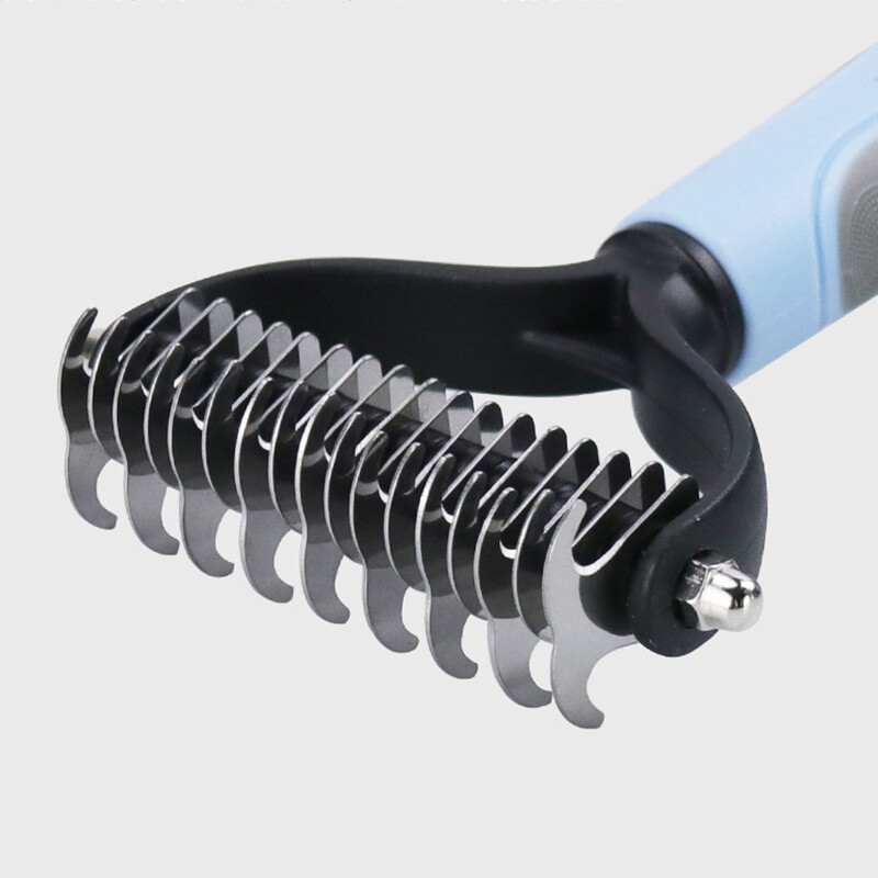 Grooming Dog Cat Comb Removes Under Coat Rake Dematting Comb Pet Care Brush Tool | eBay