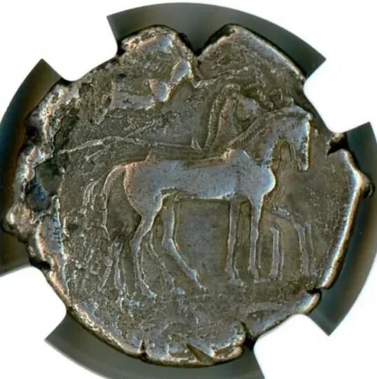 Sicilian-Syracusan Tetradrachm Silver Coin Ancient Greece 450-440 BC | eBay