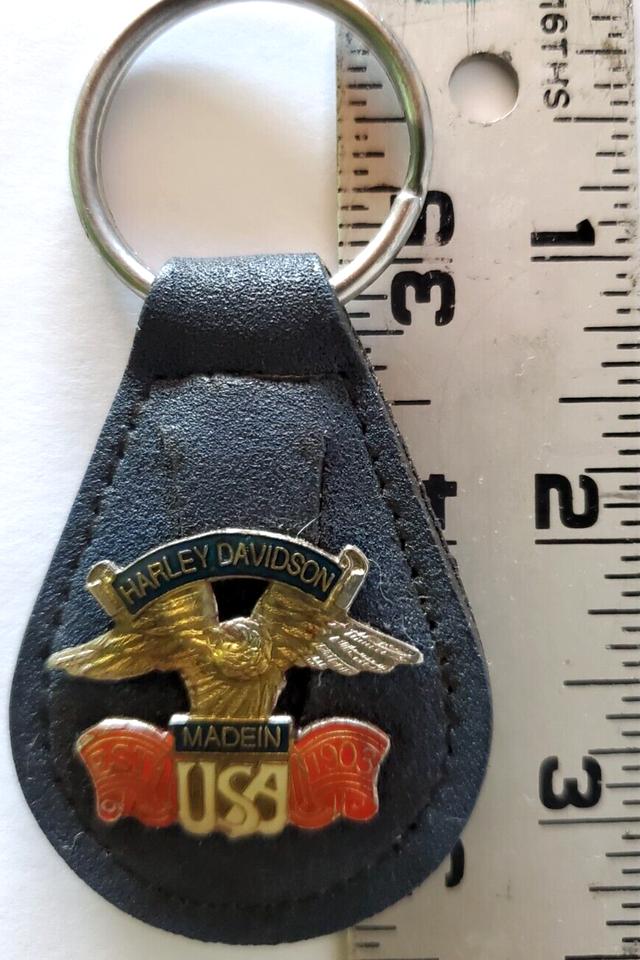 Vintage Harley Davidson Motorcycles Est. 1903 Made in the USA Leather ...