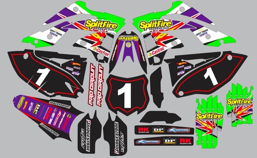 Graphic Kit for 2013-2016 Kawasaki KX250f Decals logo sticker | eBay