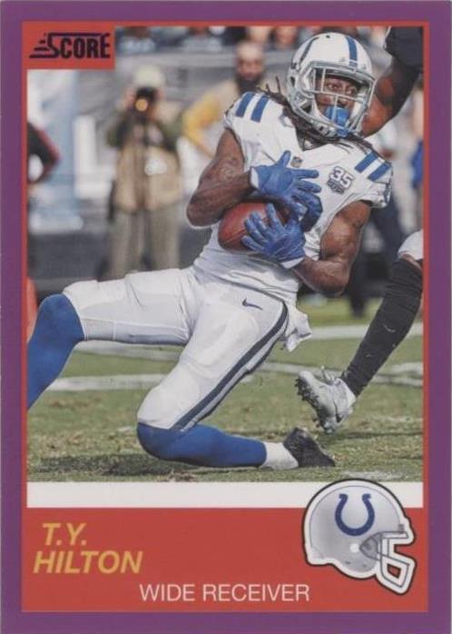 2019 Score - T.Y. Hilton #54 Purple for sale online | eBay