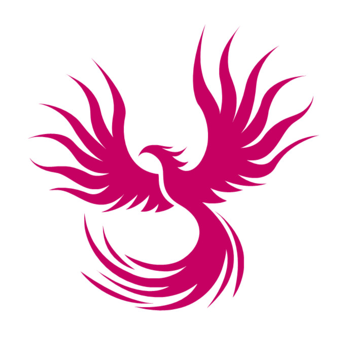 Pink Phoenix Bird