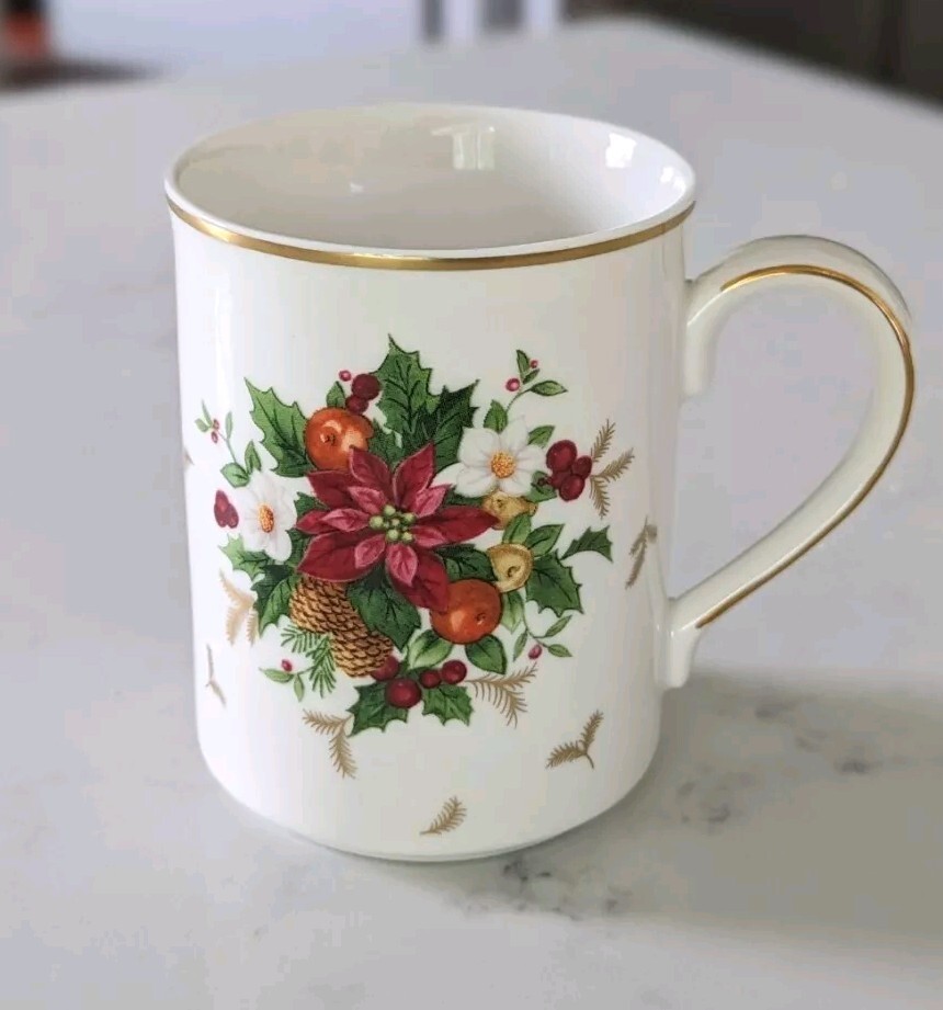 Mikasa Petite Bone China Holiday Delight 4" Mug | eBay