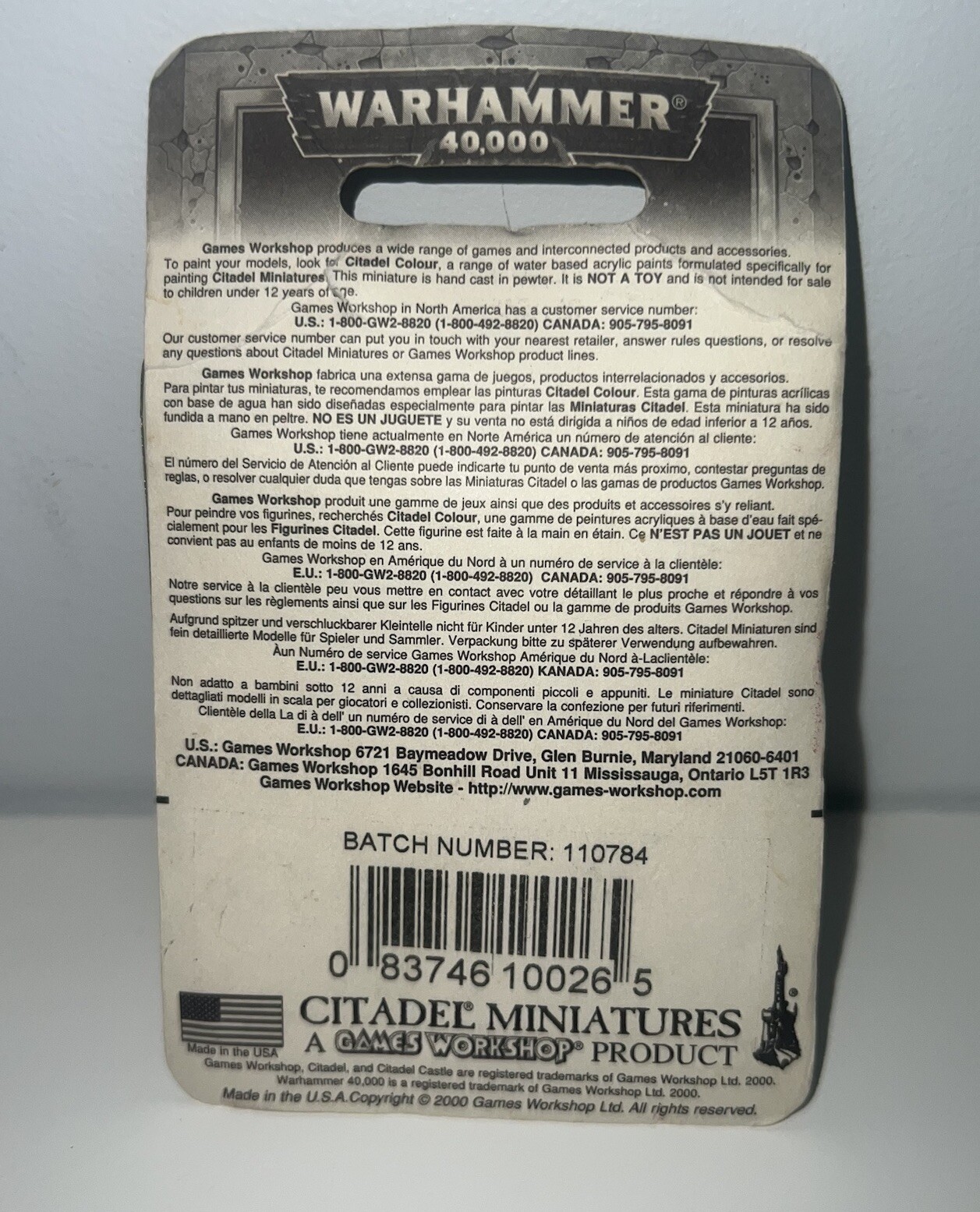 VINTAGE Warhammer 40K Eldar Fire Dragon Warriors Metal OOP NOS Games ...