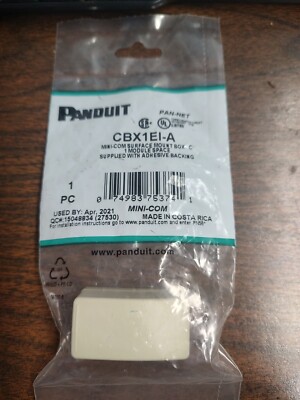 Panduit Mini-Com Surface Mount Box C (CBX1EI-A) ( Lot of 2 ) | eBay