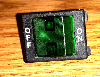 OSLO CRTL125VG Rocker Switch GREEN Illuminated Single Pole | eBay
