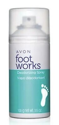 AVON FOOT WORKS DEODORIZING SPRAY *PACK OF 2* FOR FEET AND SHOES | eBay