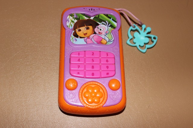 Fisher Mattel Dora Cell Phone Telephone Works 2006 Sing Along Toy for ...