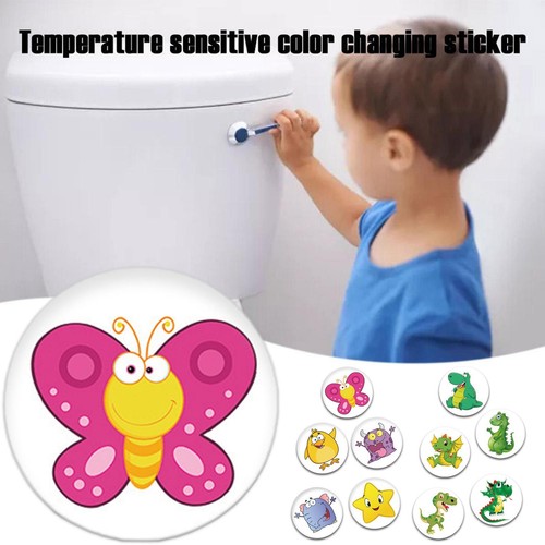 Cartoon Temperature-sensitive Color-changing Stickers F3J4 A0U7 | eBay