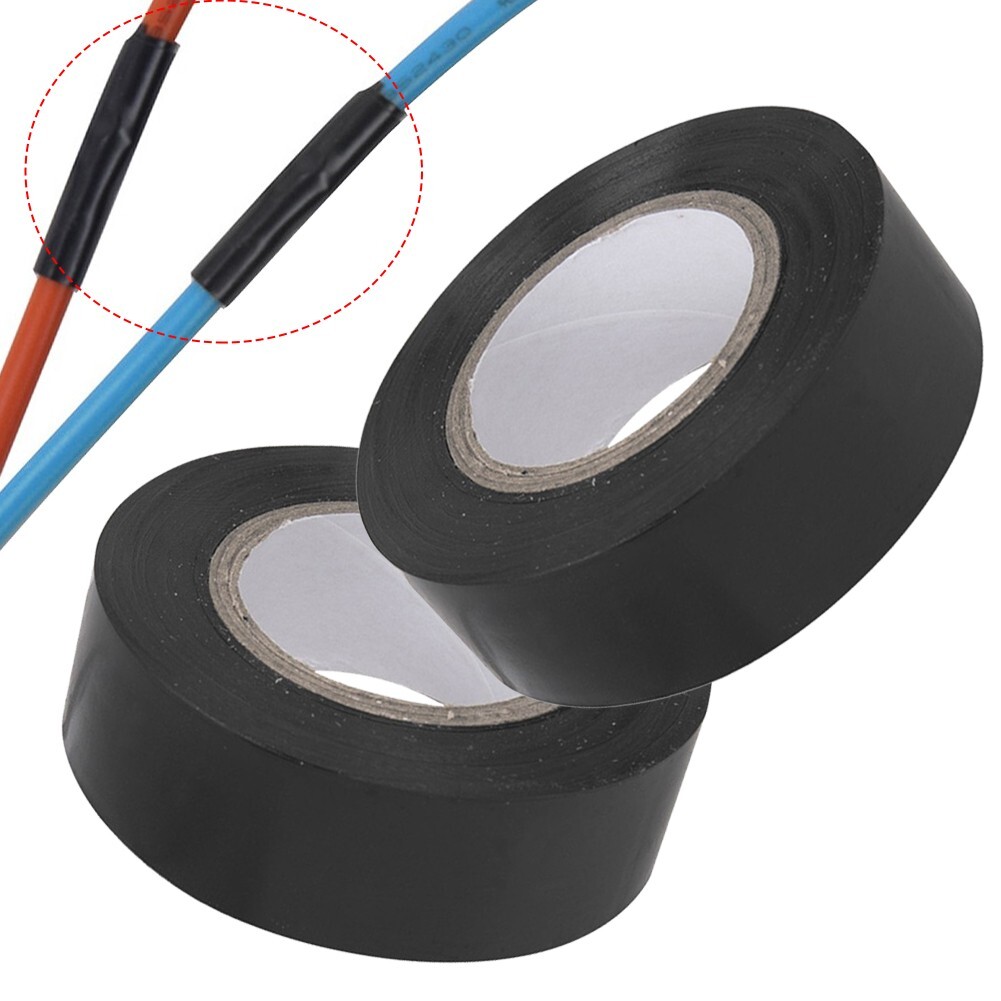 2PCS Electrical Adhesive Cloth Tape For Cable Harness Wiring Length ...