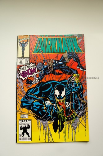 Dark Hawk Marvel Comic book Issue #13 | Misprint Cover | Bag and ...