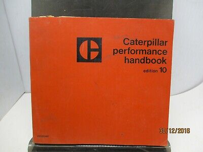 Manuals & Books - Caterpillar Performance Handbook Edition