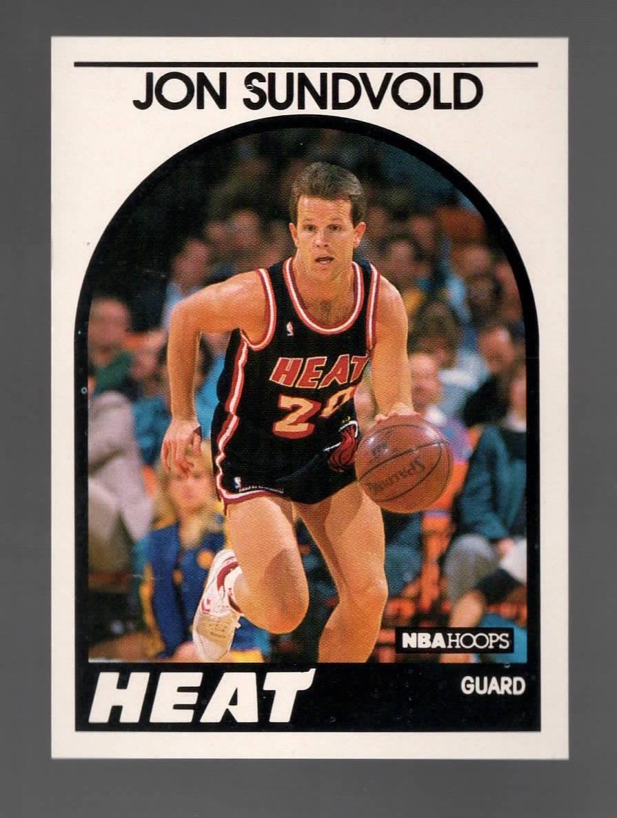 1989-90 Hoops Jon Sundvold Miami Heat #175 Near Mint or Better | eBay