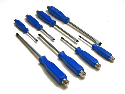 8 Piece Hammer Head Screwdriver Set, Metal Goes to Handle End for ...