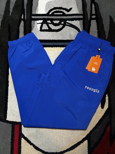 Young LA Track pants sweats size extra large royal blue brand new with ...