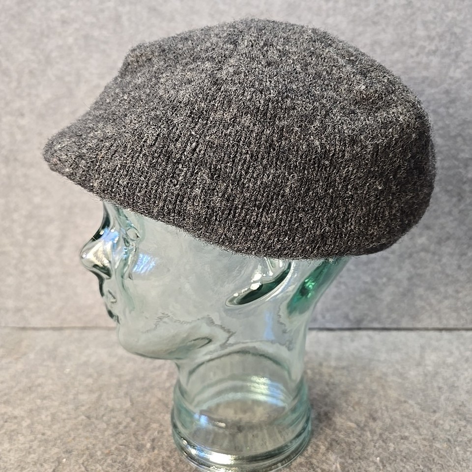 Vintage LL Bean Wool Guide Cap Flat Cabbie Hat Cold Weather Ear Neck ...