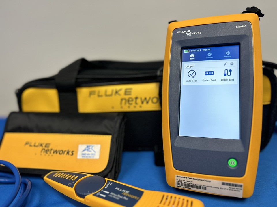 Fluke LIQ-100-KIT LinkIQ Cable & Network Tester Advanced Kit | eBay
