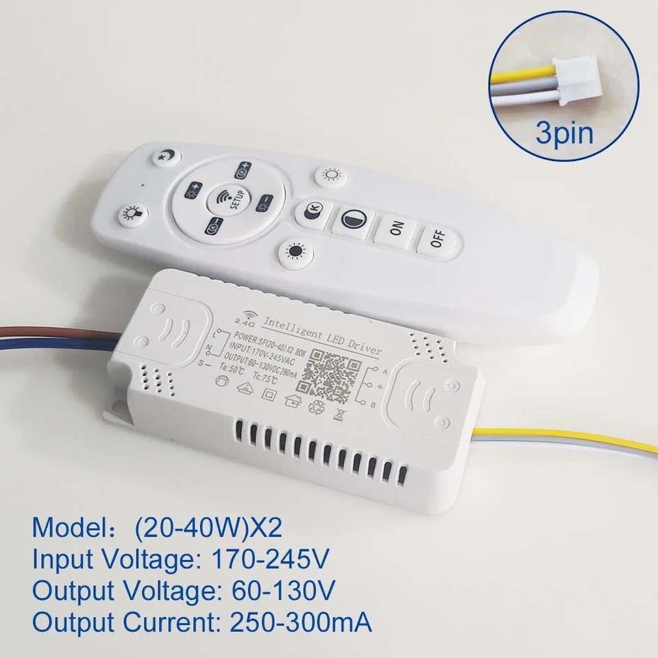 2.4G Intelligent LED Driver Remote Control Power Supply dimming ...