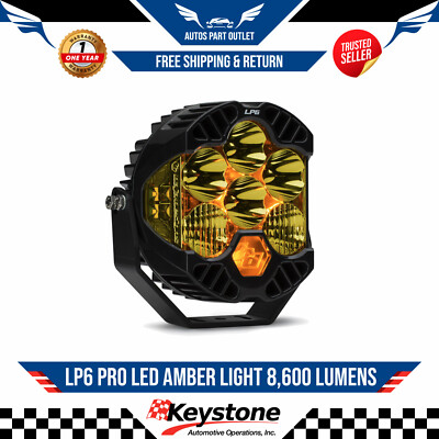 New LP6 Pro LED Amber Driving/Combo Light 8,600 Lumens | eBay