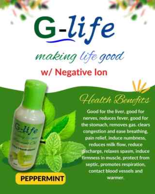 3 BOTTLES G-LIFE LINIMENT OIL PEPPERMINT WITH NEGATIVE ION | eBay Australia