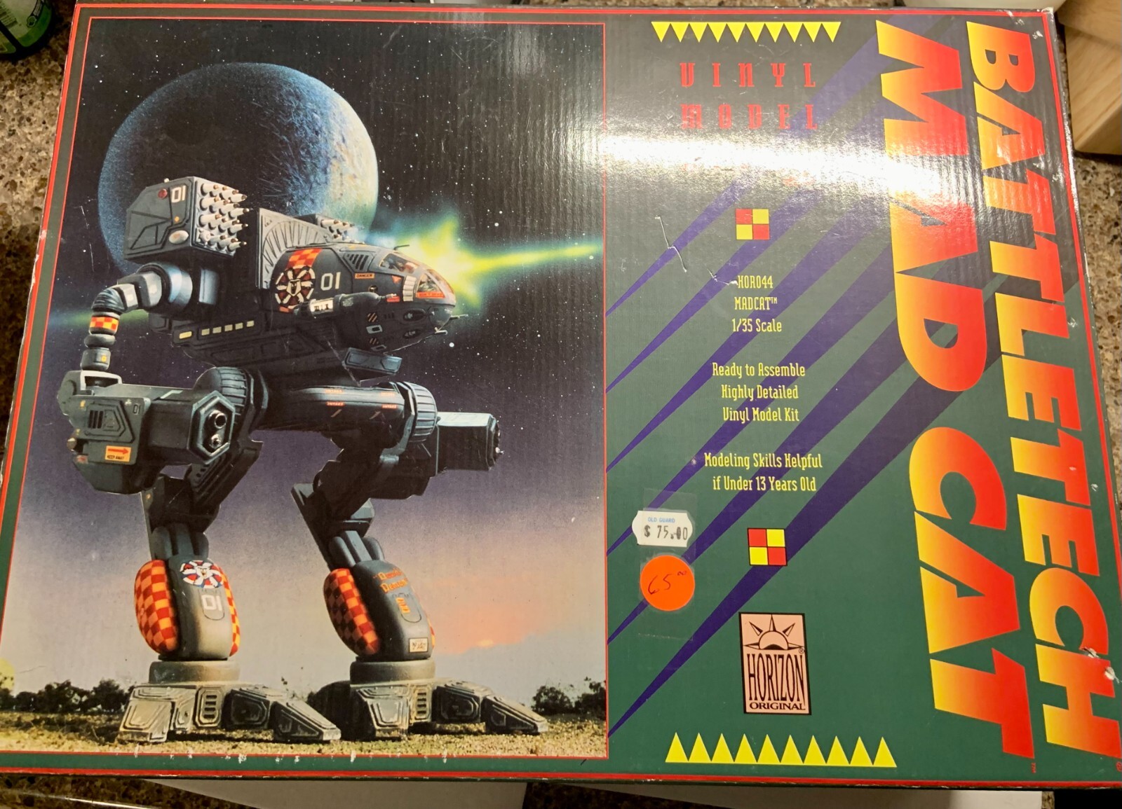 BattleTech Mad Cat Horizon 1/35 Model Kit Vinyl 1992 Horizon HOR044 | eBay