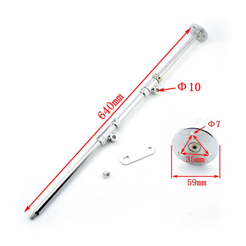 For ATV Go Kart Quad Cart Steering Wheel Gear Rack Shaft Tie Rod Kit ...